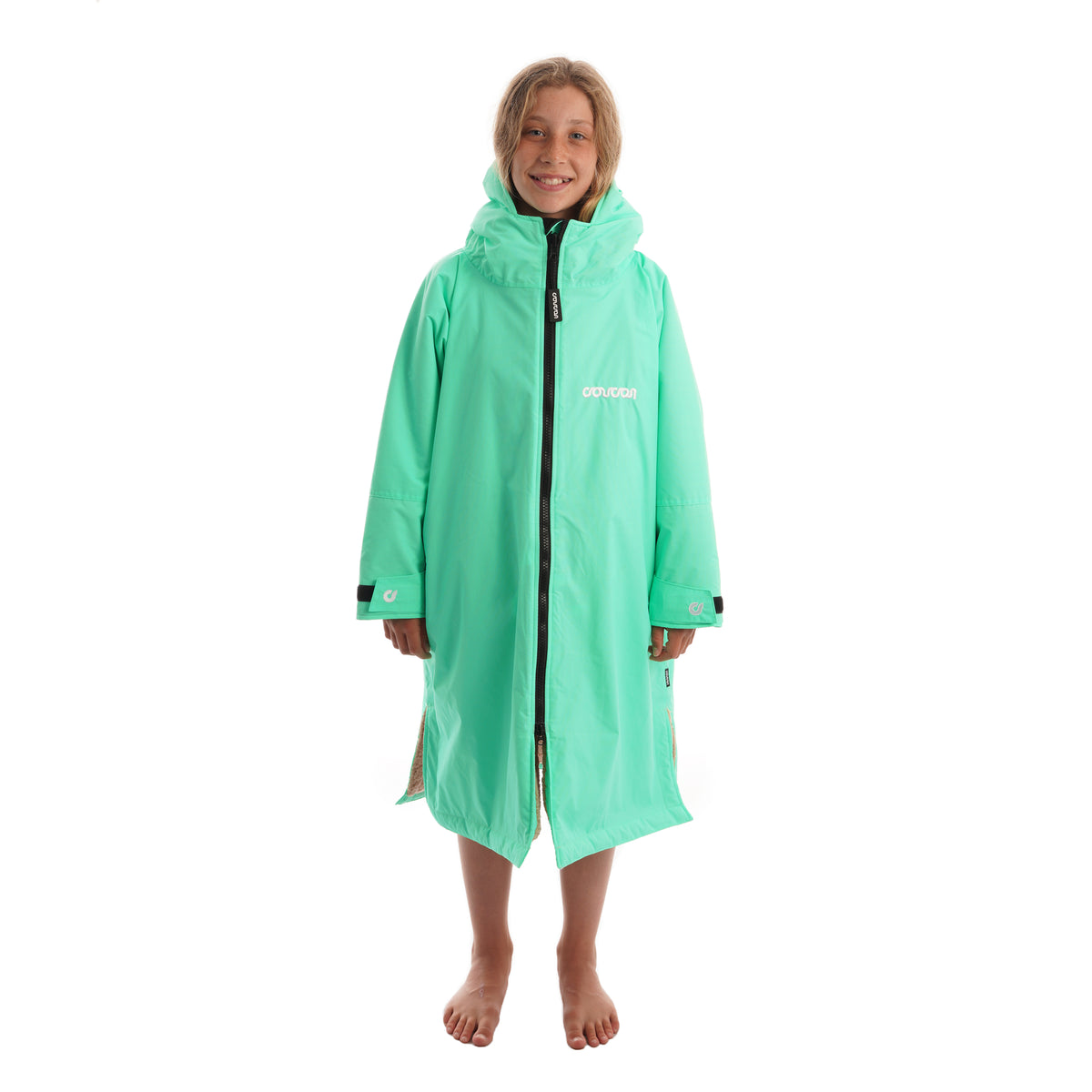 Coucon Changing Robe Kids Long Sleeve 10 -13 YRS - Mint